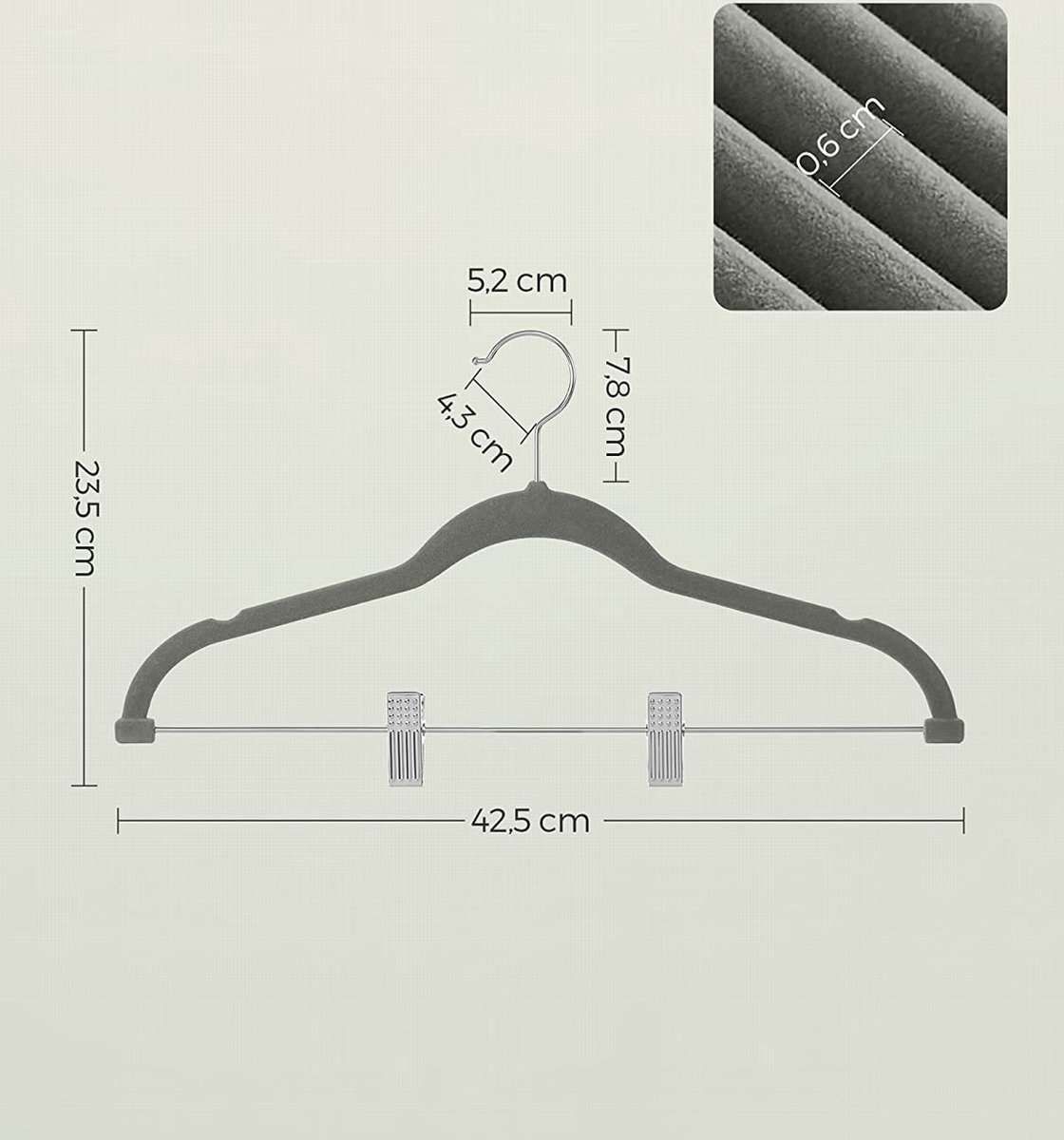 Kleding hangers set – clothes hanger set | bol.com