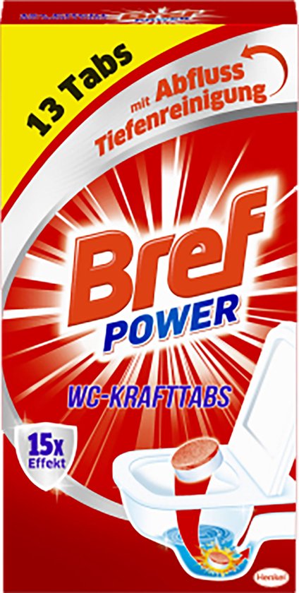 Bref Power WC reiniging tabletten 13 stuks | bol.com
