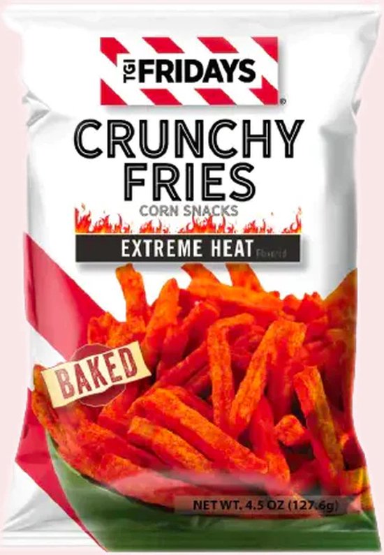 TGI Fridays - Crunchy Fries - Extreme Heat - Chips - USA - 127 Gram ...