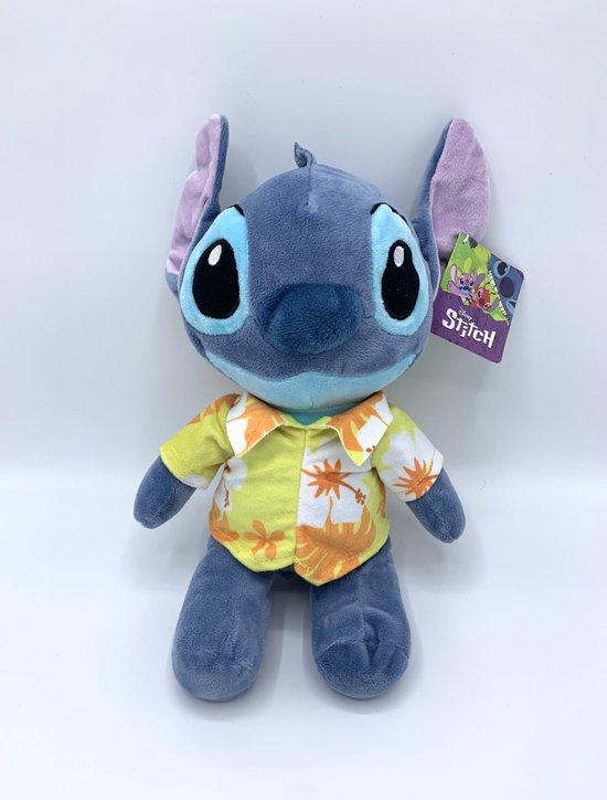 Disney - Stitch Hawaii knuffel - 30 cm - Geel - Pluche - Disney knuffel ...
