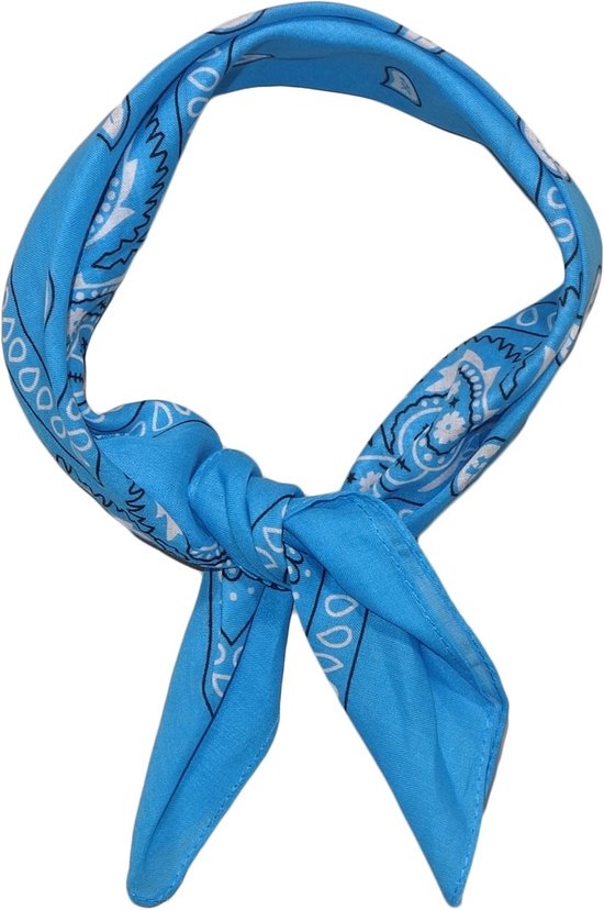 Bandana Rain Drop blauwe 54 x 54 cm - 54 | bol.com