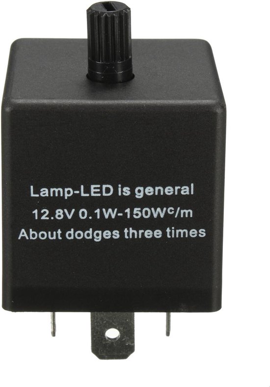 LED Relais regelbaar - 3 PINS - Universeel - Knipperlicht ...