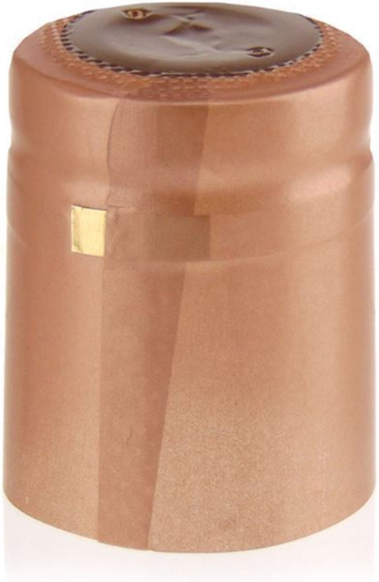 Ornina - 10 stuks terracotta krimp capsule - champagne verzegeling | bol
