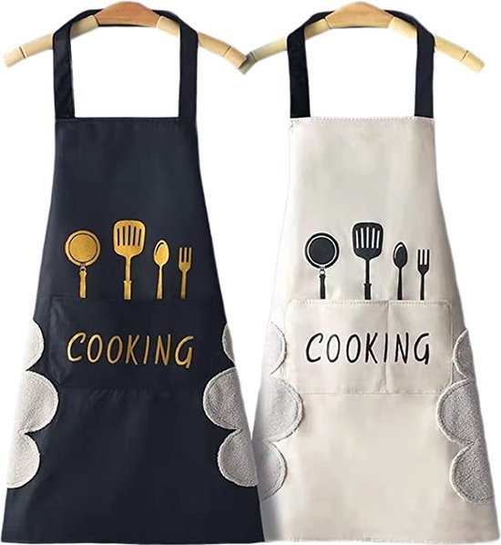 Keukenschort Set – Keuken Textiel Accessiores – Kitchen Apron – Chefs ...
