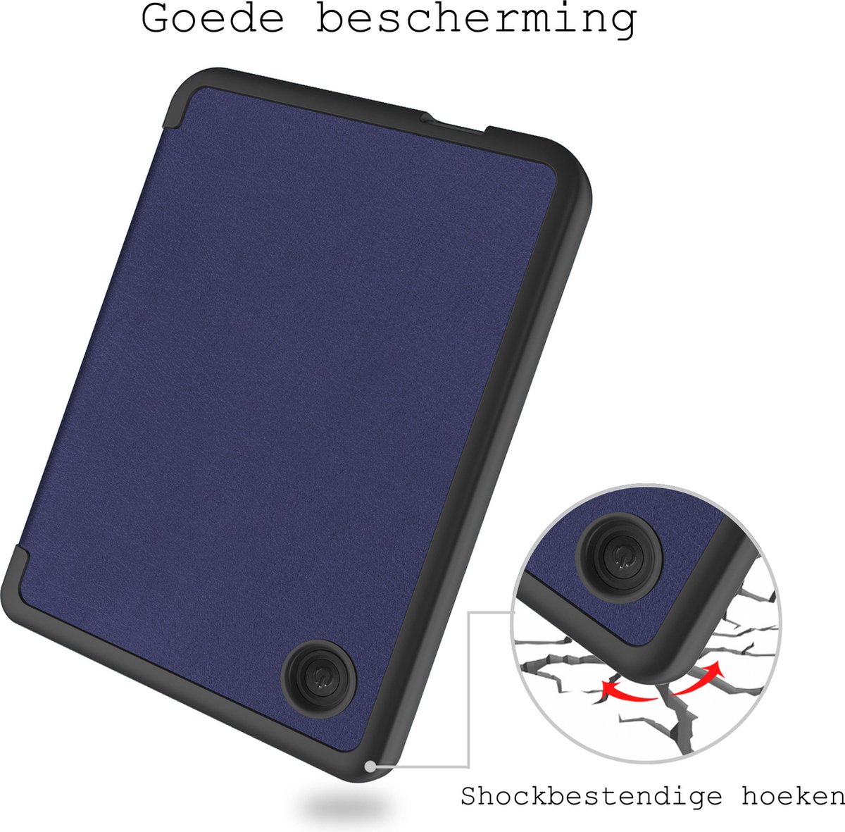 Kobo Clara 2E Hoesje Bookcase Cover Hoes - Kobo Clara 2E Case Cover ...