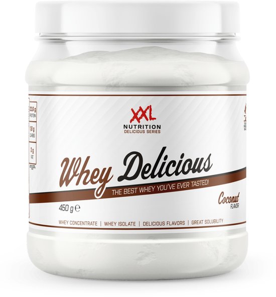 XXL Nutrition - Whey Delicious - Wei Eiwitpoeder met BCAA & Glutamine ...
