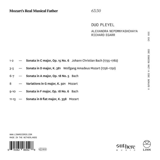 Duo Pleyel, Alexandra Nepomnyashchaya, Richard Egarr - Mozart's Real Musical Father... | bol.com