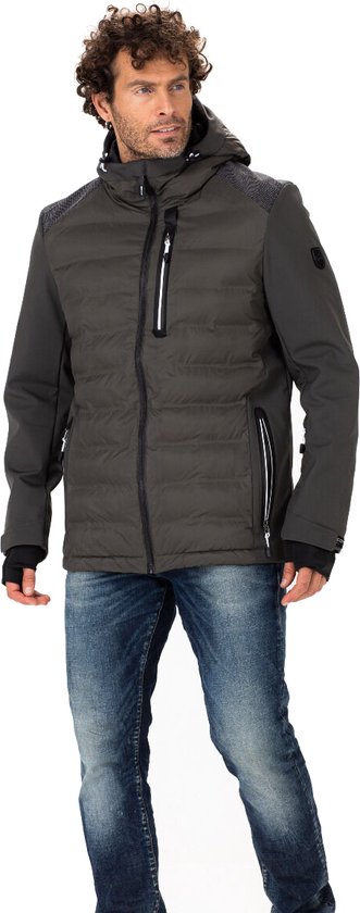 Falcon Perrin Ski Jas Heren Zwart S | bol