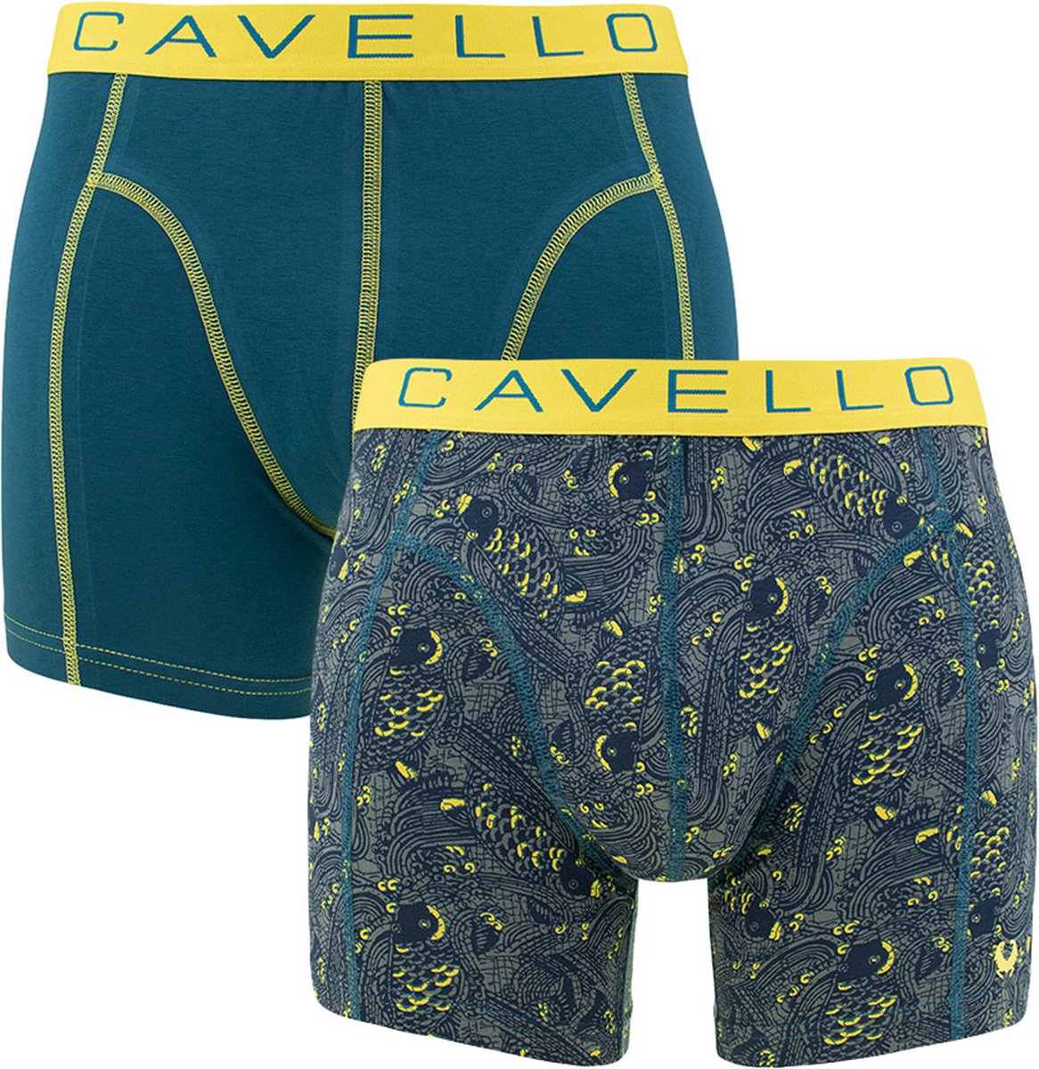 Cavello Boxershorts 2-pack Huntergreen | bol.com