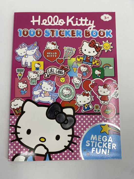 Hello kitty boek - hello kitty stickerboek - hello kitty 1000 sticker ...