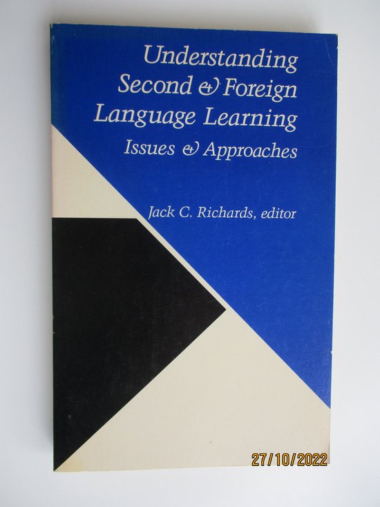 Understanding Second & Foreign language learning, Jack C. Richards | 9780883771242 |... | bol.com