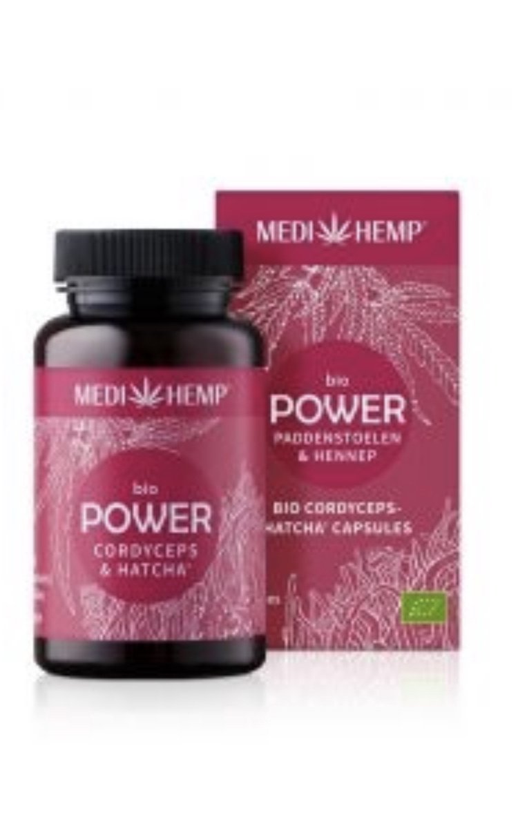 Cordyceps & Hatcha Power Bio (Medihemp) 120caps | bol