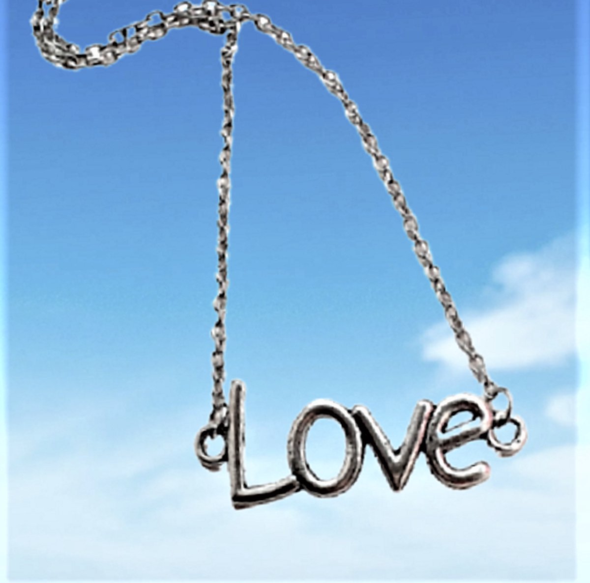 Love ketting dame - liefdes ketting - stoere ketting Love - kerstcadeau ...