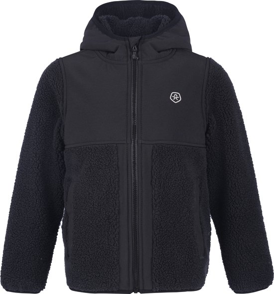 Color Kids - Fleece jas voor kinderen - Teddy - Phantom - maat 140cm ...