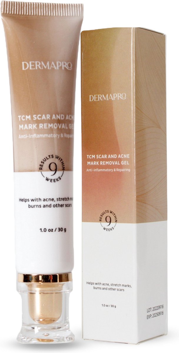 Dermapro Littekencrème 2 pack- Vermindert zichtbaarheid van Acné ...