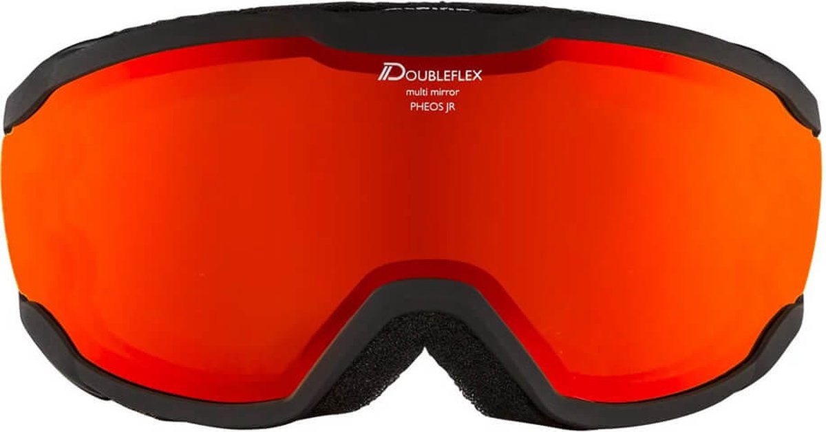 Alpina Pheos Junior Q-Lite Skibril - Zwart | Categorie 2 | bol.com