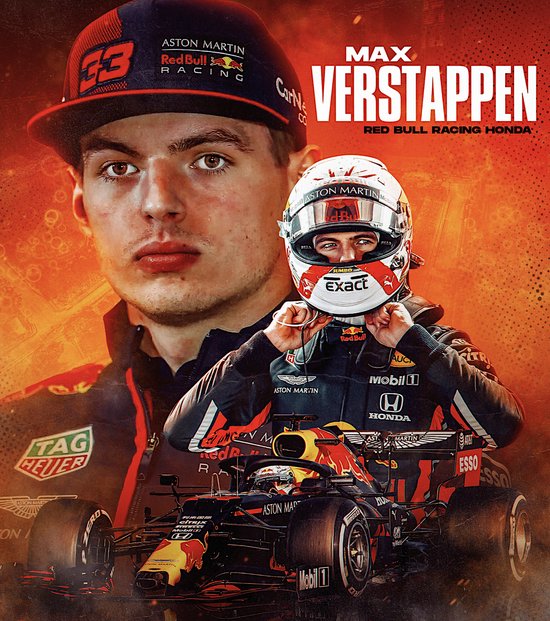 TOPMO - Max Verstappen - Red Bull Racing Honda - Diamond painting ...