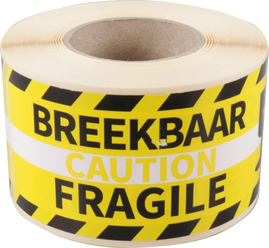 Rillprint Etiket - Breekbaar - Fragile 250 stuks | bol