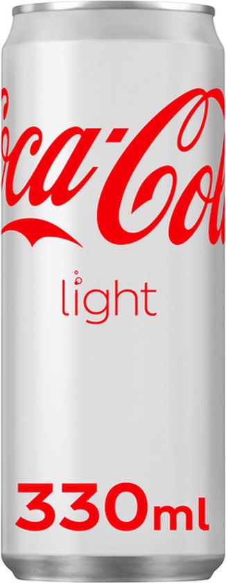 Frisdrank Coca Cola Light blikje 0.33l - 24 stuks | bol