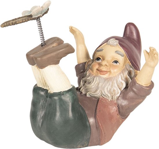 Een decoratie beeld van een grappige kabouter. Een leuk artikel om ...