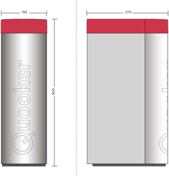 Quooker Front met PRO3 boiler en CUBE reservoir 5-in-1 kokend water ...