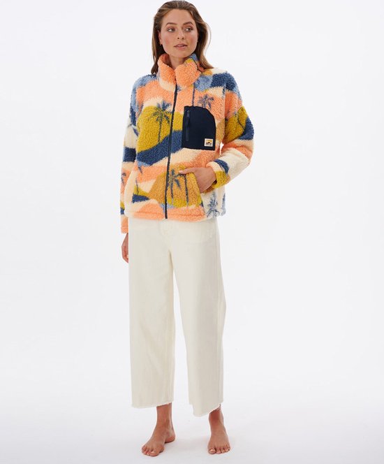 Rip Curl Dames Vest Waves Polar Fleece - Multi | bol.com