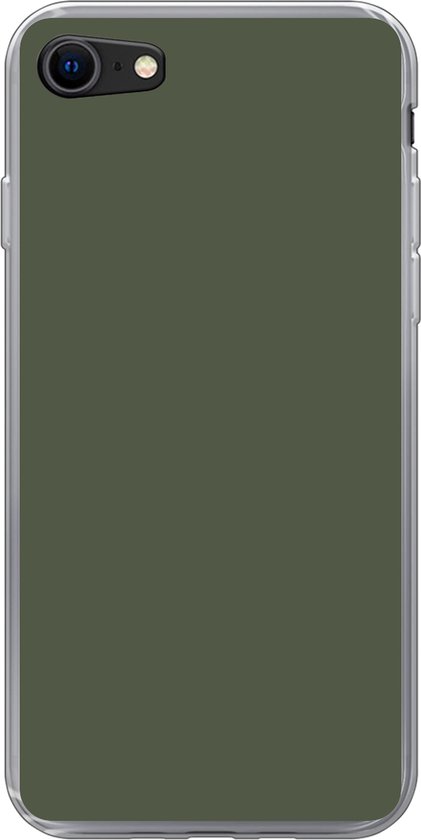 iPhone SE 2020 hoesje - Groen - Olijf - Kleur - Groene - Kleuren ...