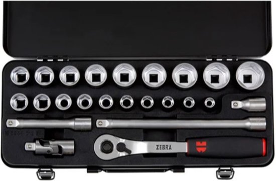 Wurth Assortiment dopsleutels 1/2 inch 24 delig | bol