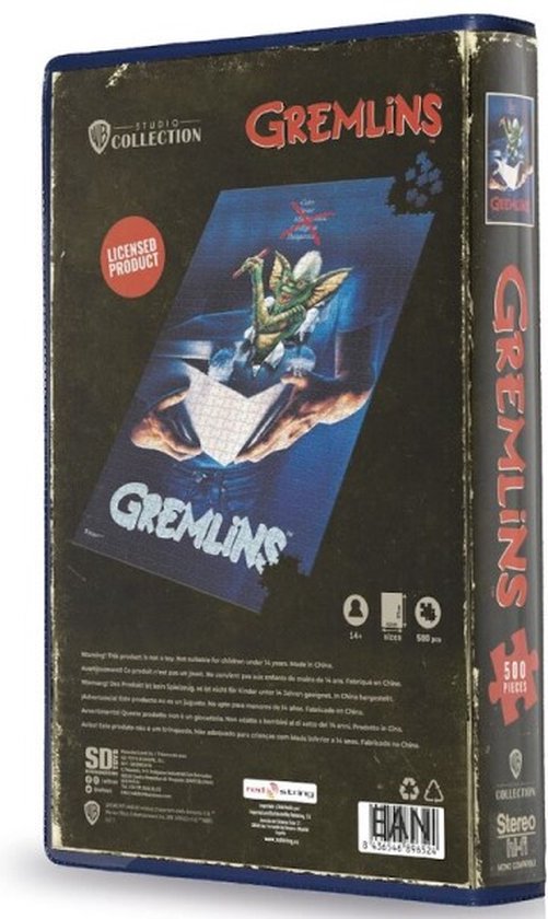 Puzzle Limited Edition VHS Cover - Gremlins - beperkte oplage | bol.com