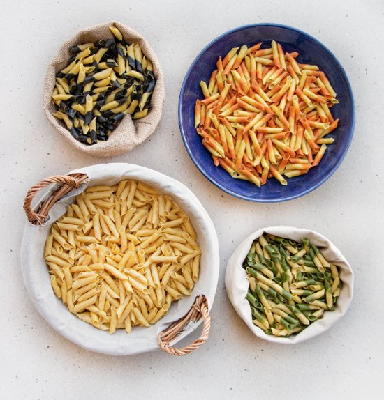 Jardin D'Organic - Istrische Fuzi/Fusi - Pasta inktvis - Zwarte inktvis ...