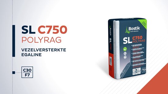 Bostik SL C750 Polyrag - Sneldrogende flexibele vezelversterkte egaline ...