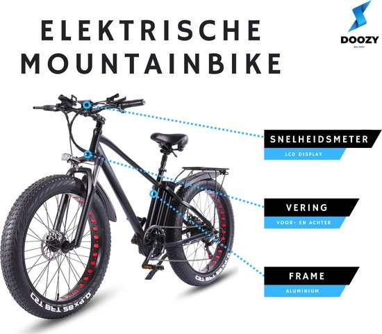 Elektrische Fatbike - Elektrische Mountainbike - 26Inch - 750W ...