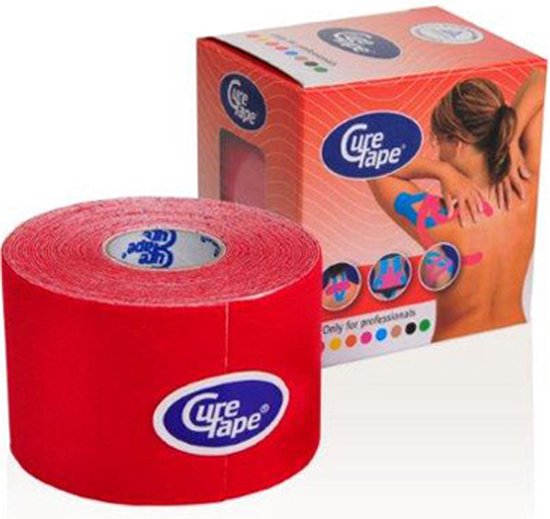Kinesio Cure Tape - Rood - 6 rollen | bol.com
