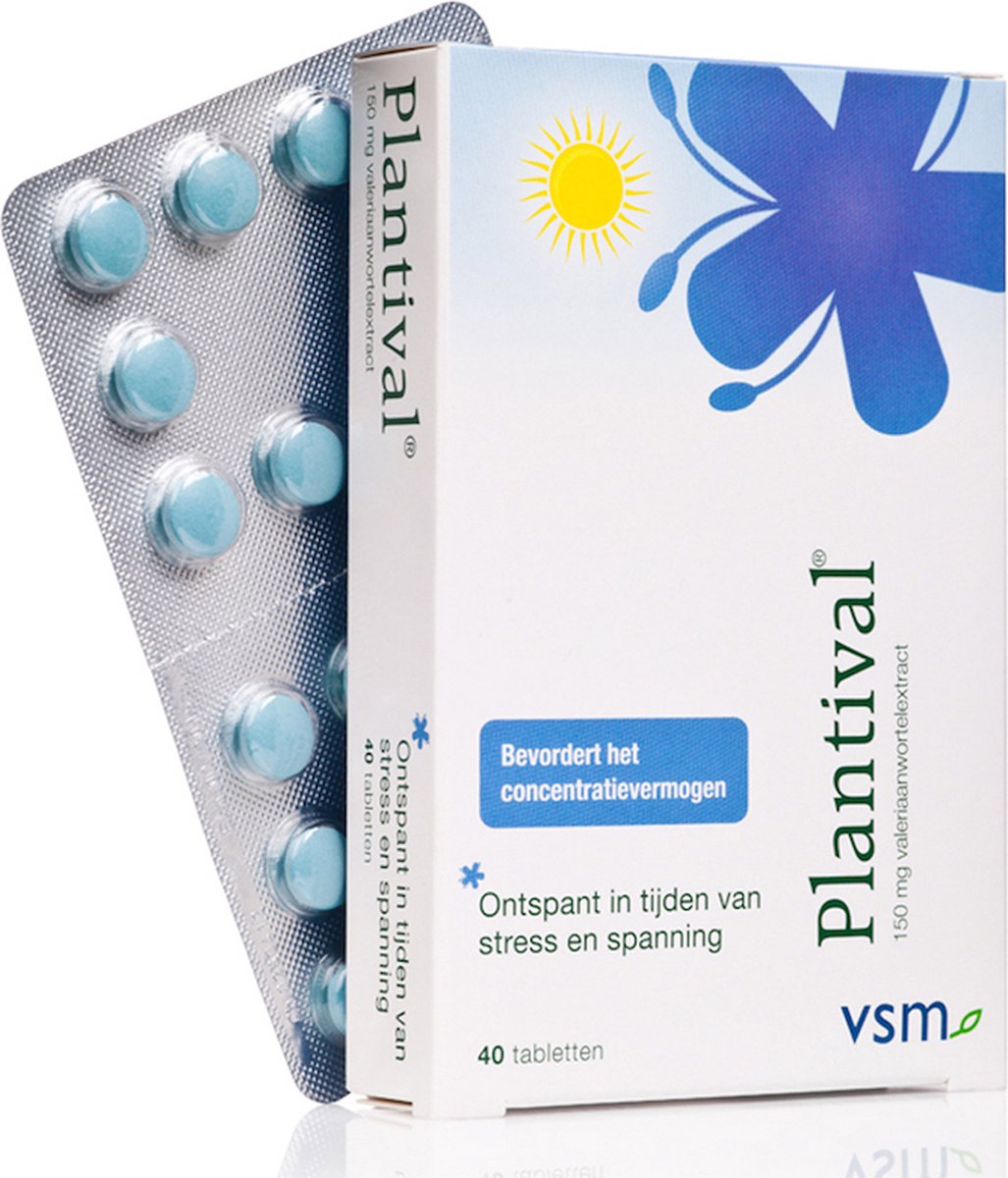 VSM Plantival tabletten - 40 st - Gezondheidsproduct | bol