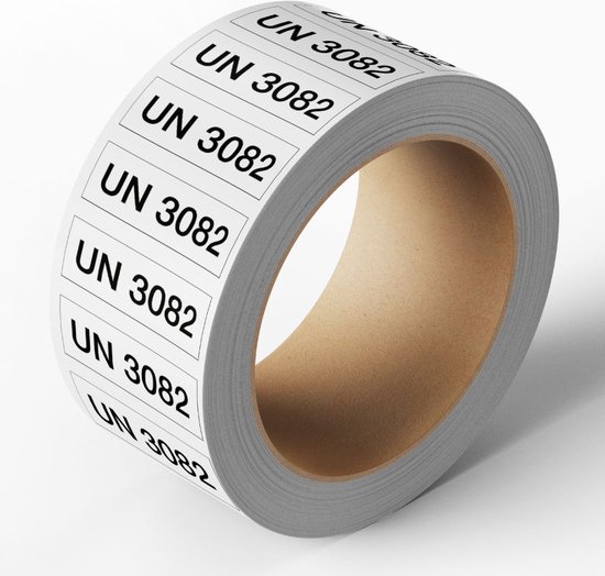 UN 3082 sticker, zeewaterbestendig op rol 147 x 50 mm - 250 stuks | bol.com