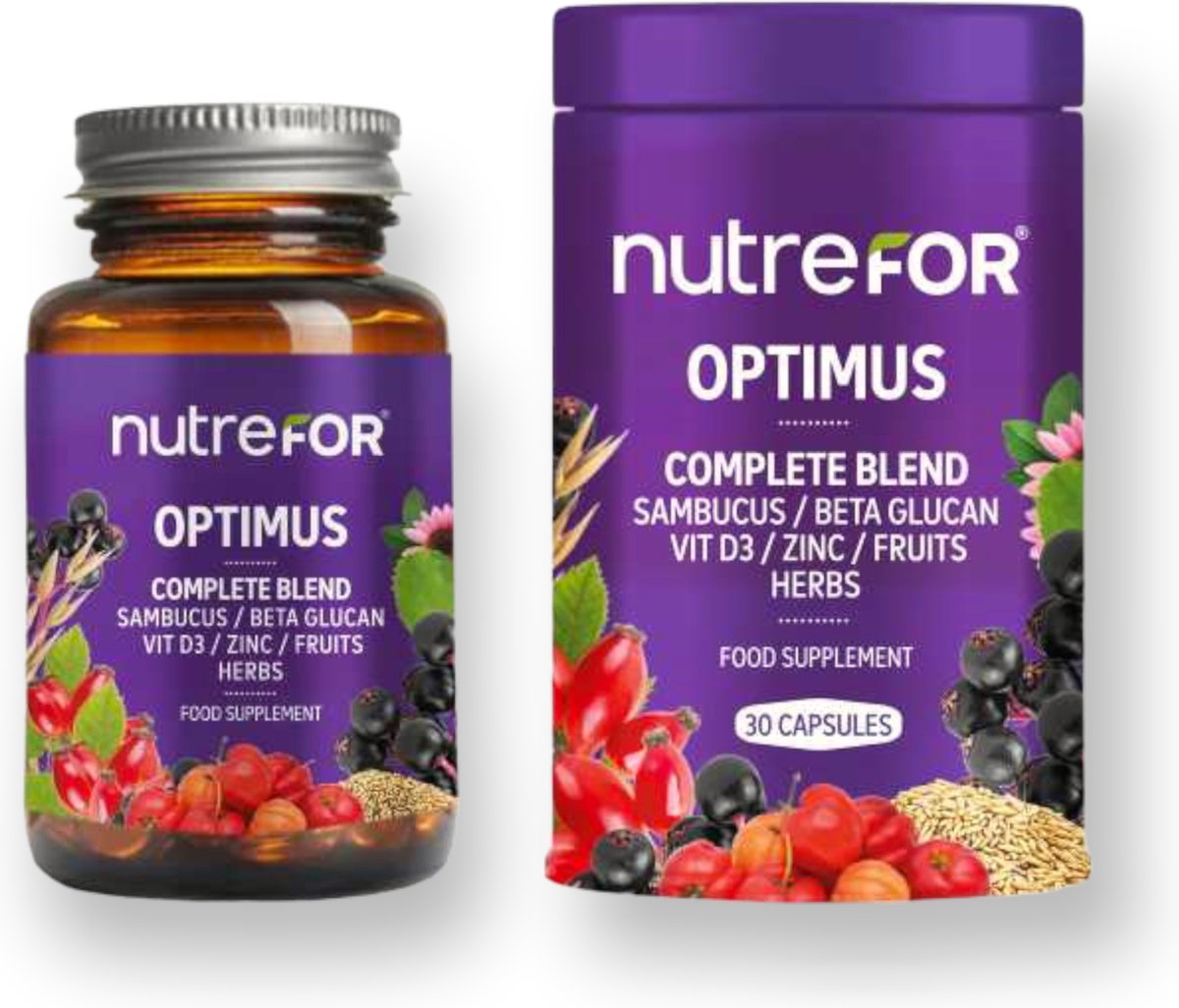 Nutrefor Optimus 30 capsules (Ondersteunt het immuunsysteem) | bol.com
