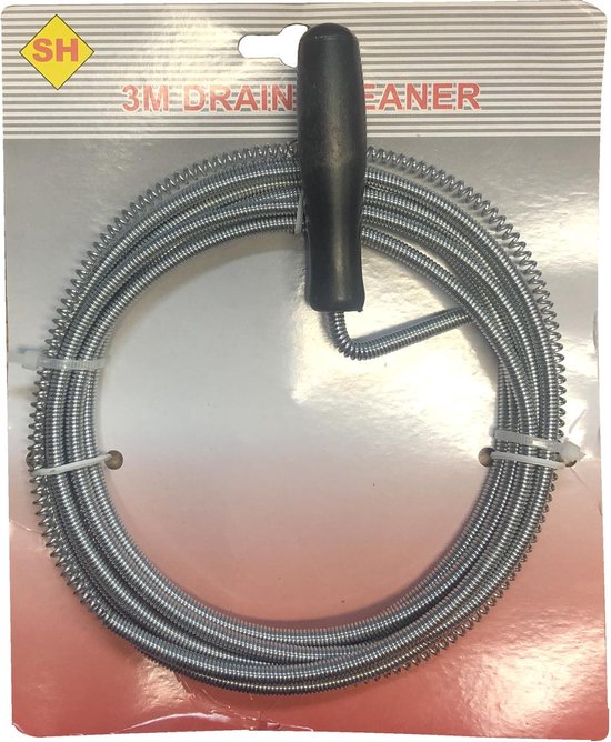 Rioolveer - Ontstoppingsveer 3m - Afvoer Ontstopper - Goot en WC ...