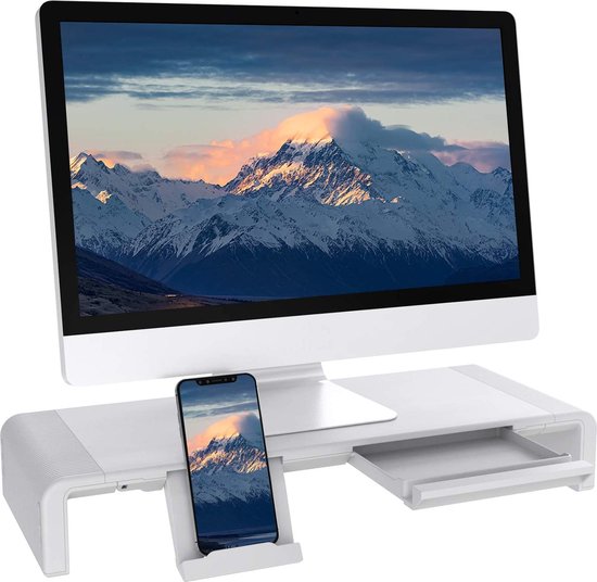Monitorstandaard - Desk monitor stand - Laptopstandaard | bol