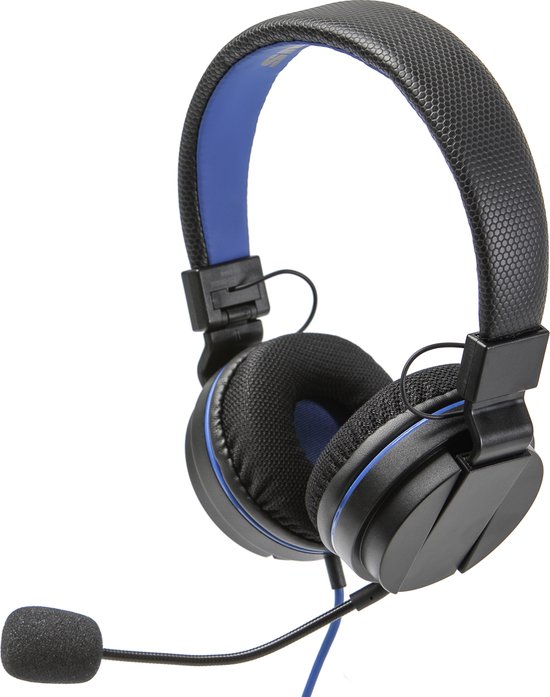 Snakebyte Headset - PS4 - Zwart/Blauw | bol