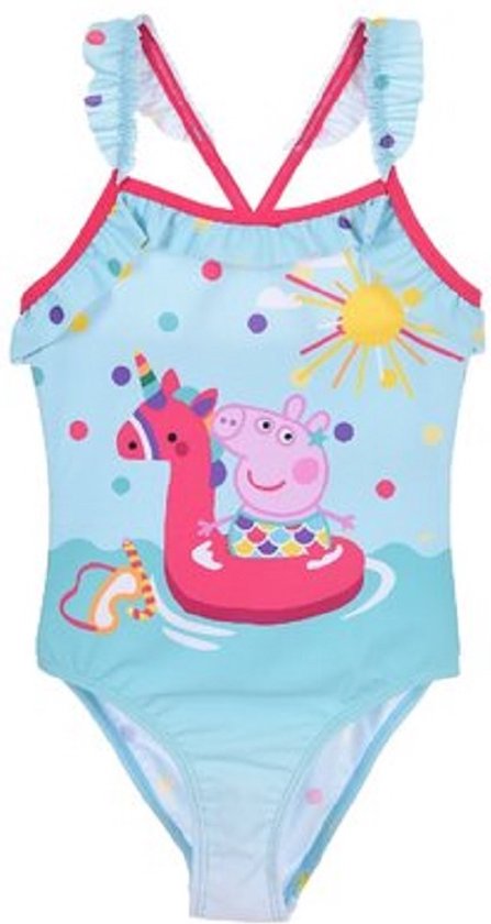 Peppa Pig badpak - groen - Peppa Big zwempak - maat 98 | bol.com