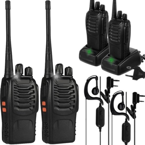 Oneiro's Luxe Set van 2 BF-88E portofoons - vergunningsvrij - inclusief ...