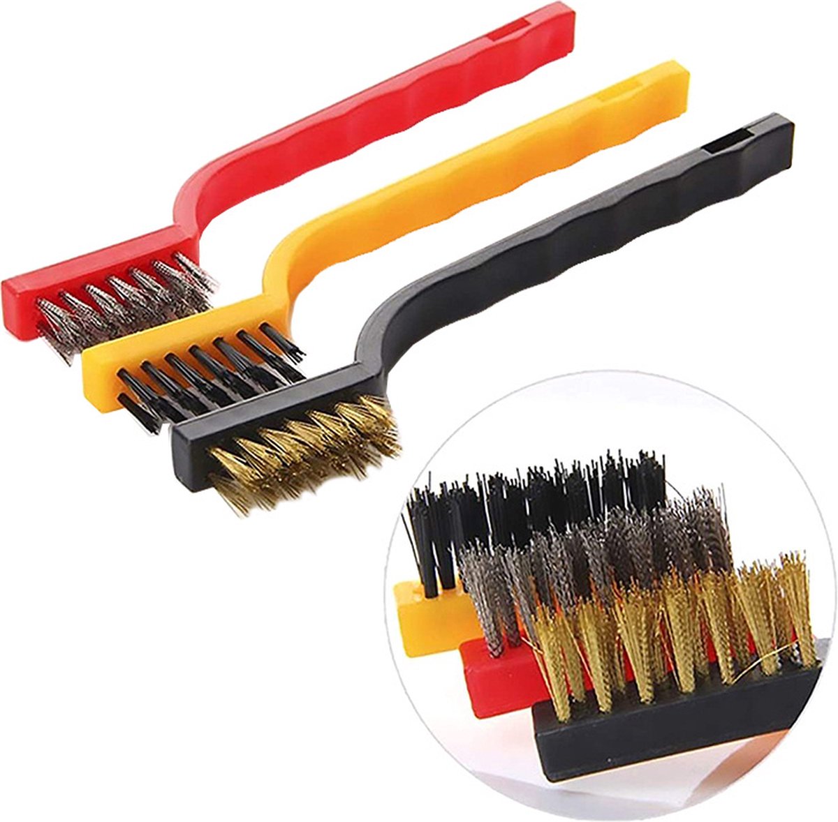 Staalborstel Kit - 3 Stuks - Set | bol.com