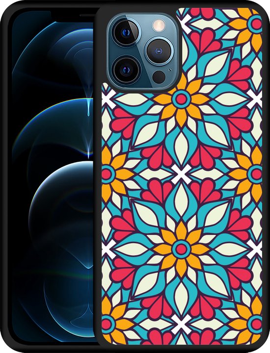 iPhone 12 Pro Max Hardcase hoesje Robuuste Mandala - Designed by Cazy ...