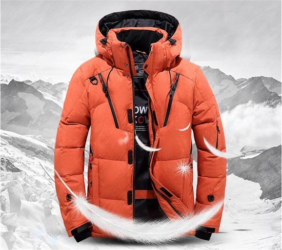 Mannen Winterjas - Mannen jas - Puffer Donsjack - Hoodie Jas - Ski Jas ...