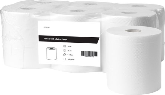 Poetsrol midi cellulose 2laags | bol