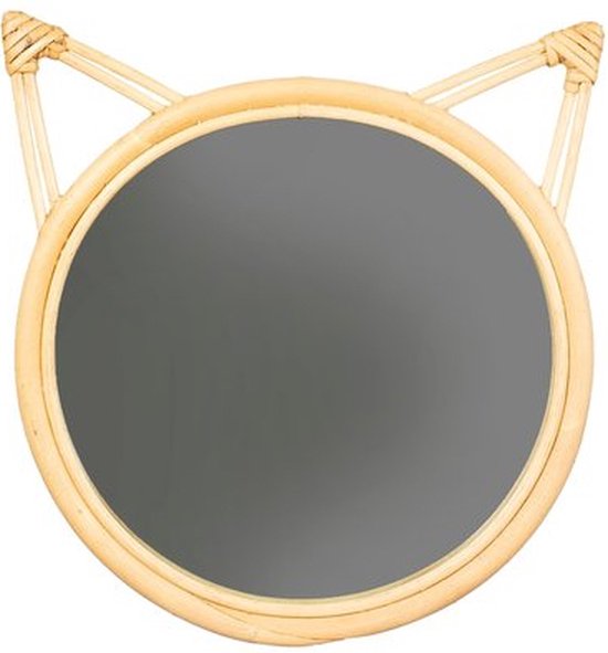 Spiegel rotan kat - Sass & Belle | bol.com