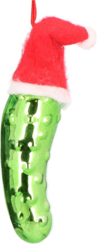 Oneiro's luxe Luxe kersthanger augurk 11 cm - kerstbal - luxe ...