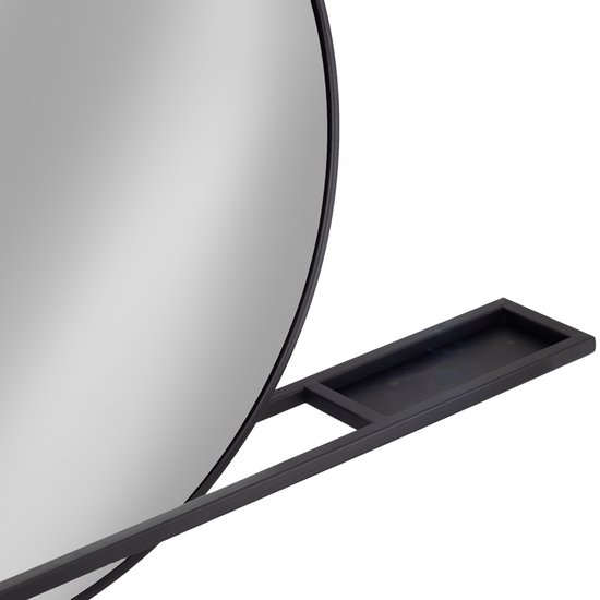 Vtw Living - Industriële Spiegel met Wandplank - Wandspiegel - Industrieel - 93 cm | bol