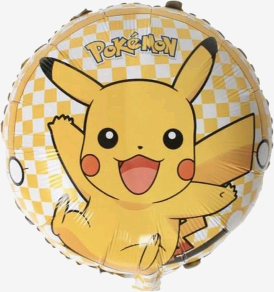 Pokemon ballon 45 cm PIKACHU Geel-Wit verjaardag-thema feest. 1 + 1 ...