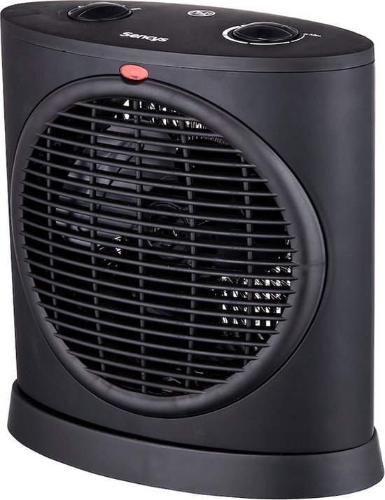 Sencys Ventilatorkachel - 2000W - Met Oscillatie - Zwart | bol.com